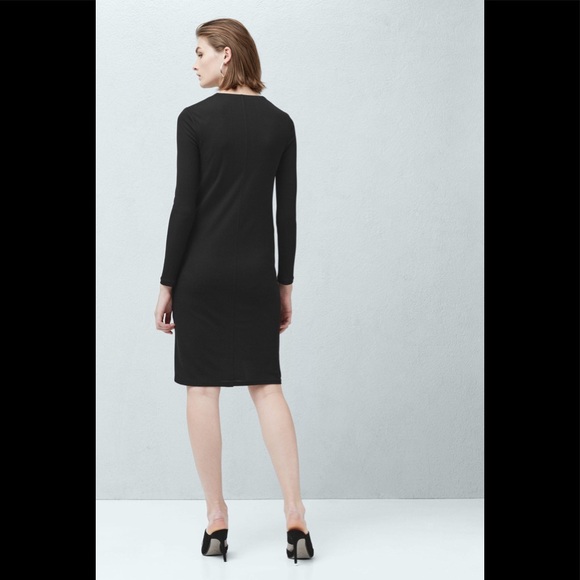 Mango | Dresses | Nwt Mango Basics Size 6 Black Vestido Patu Dress ...